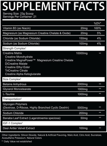 CREATION CREATINE + IGF-1 – AfterDark Supplements